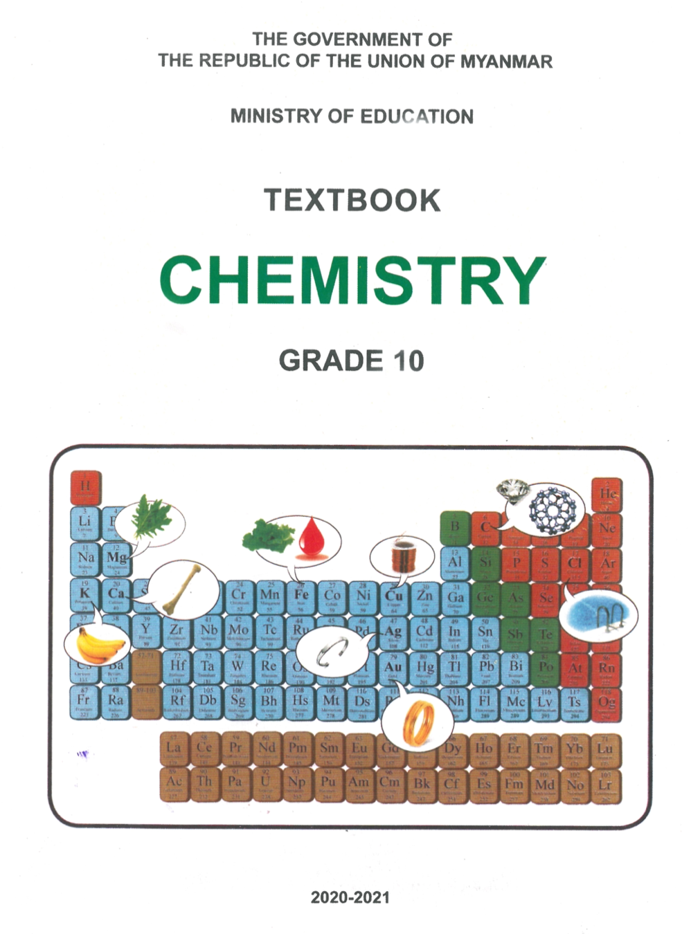 Myanmar Grade 10 Chemistry 1 Textbook LearnBig